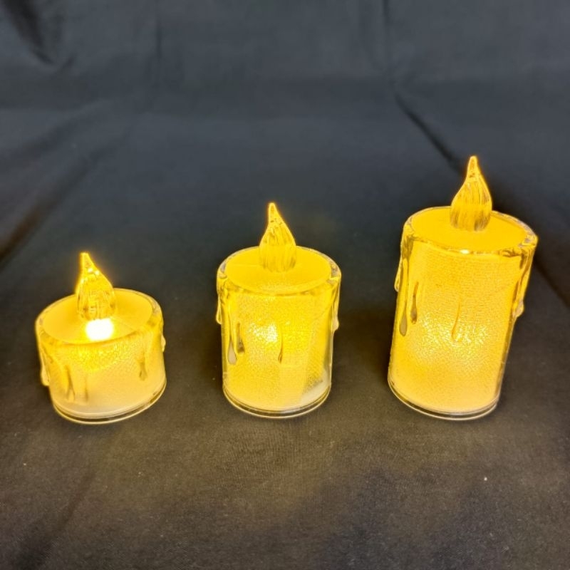 Jual Lilin elektrik LED premium hias korea aesthetic lilin natal lilin ...