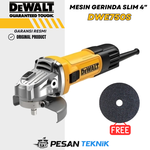 Jual Angle Grinder 4" DWE 750 Gerinda Tangan Listrik 750Watt DeWALT DWE750S | Shopee Indonesia