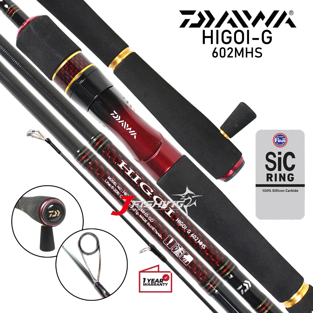 Jual Joran DAIWA Higoi G 602 MHS | Spinning | Galatama Kolam Sungai Danau | Resmi | Shopee Indonesia