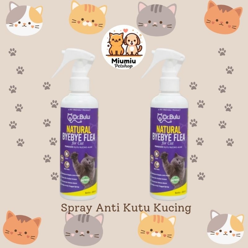 Jual Natural Bye Bye Fleas For Cat Pembasmi Kutu Kucing Alami Obat Kutu ...