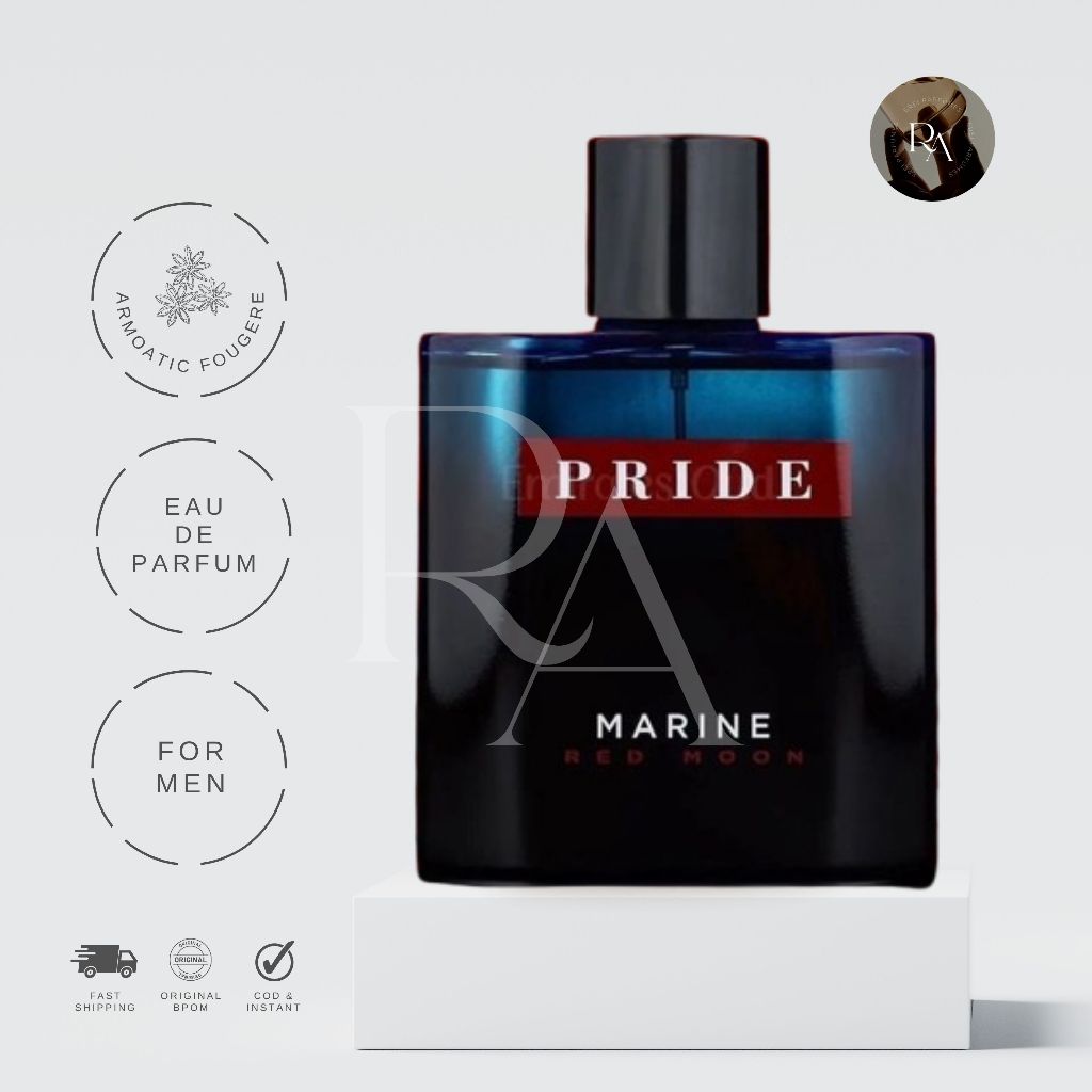 Jual Fragrance World Pride Marine Red Moon for Men - 100 ML | Shopee ...