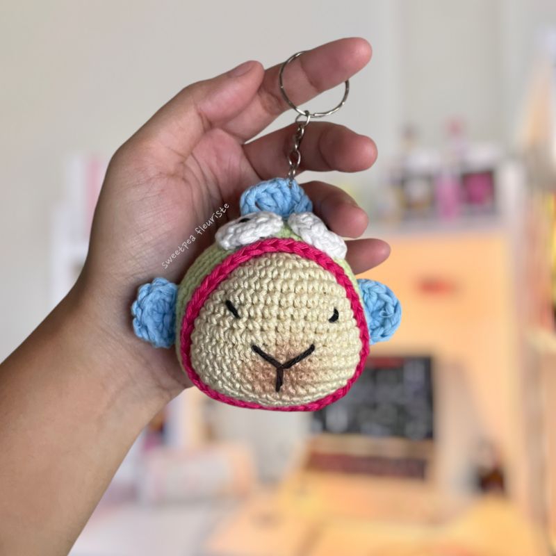 Jual Capibara Fish Boneka Capibara Rajut Ganci Capibara Souvenir Kado ...