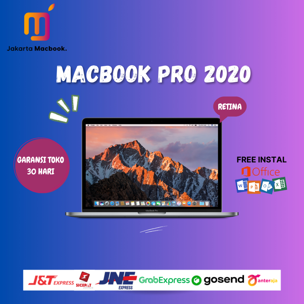 Jual Macbook Pro 13 inch 2020 Core i5 256Gb 512Gb Second Original ...