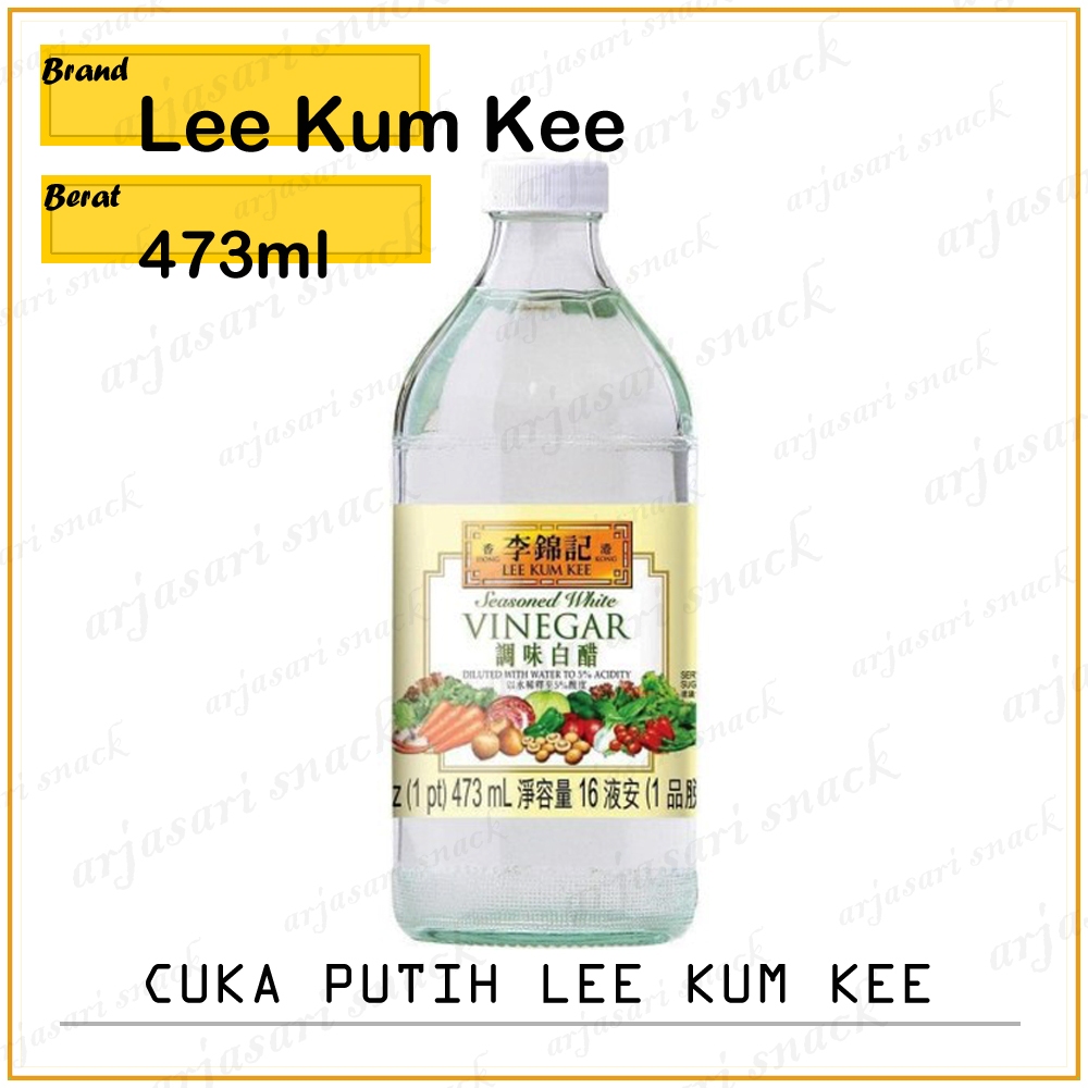 Jual Cuka Putih White Vinegar Lee Kum Kee 473ml | Shopee Indonesia