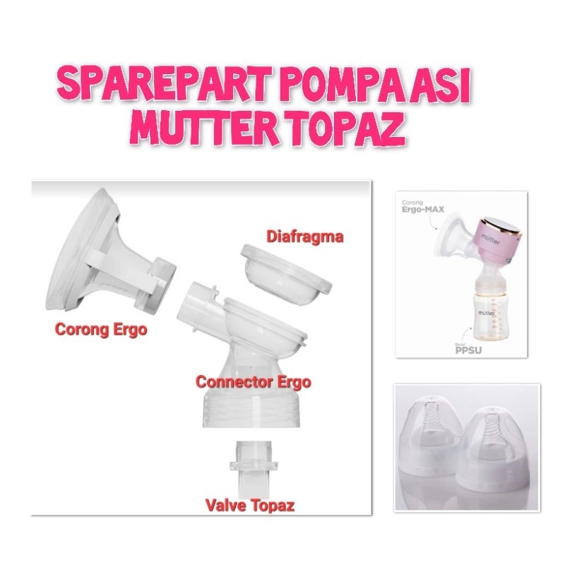 Jual Mutter Topaz Sparepart Pompa Asi / Dot Mutter Topaz Diafragma ...