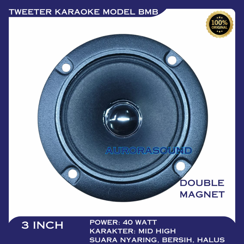 Jual TWEETER SPEAKER KARAOKE MODEL BMB 3 INCH TWITER TWETER 3 IN MID ...