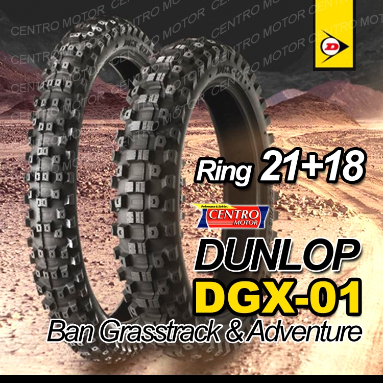 Jual Dunlop DGX-01 ring 21 dan 18.Ban Cross/Trabas untuk CRF150, WR155 ...
