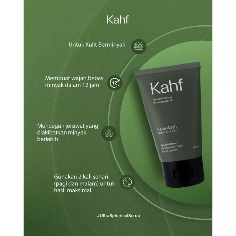 Jual Kahf facial wash 100 ml | Shopee Indonesia