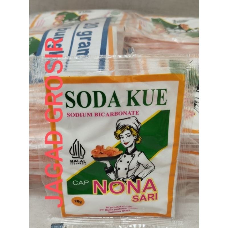 Jual SODA KUE CAP NONA 1Pack Isi 30 Sachet(30 X 20gr) Pengembang Kue ...