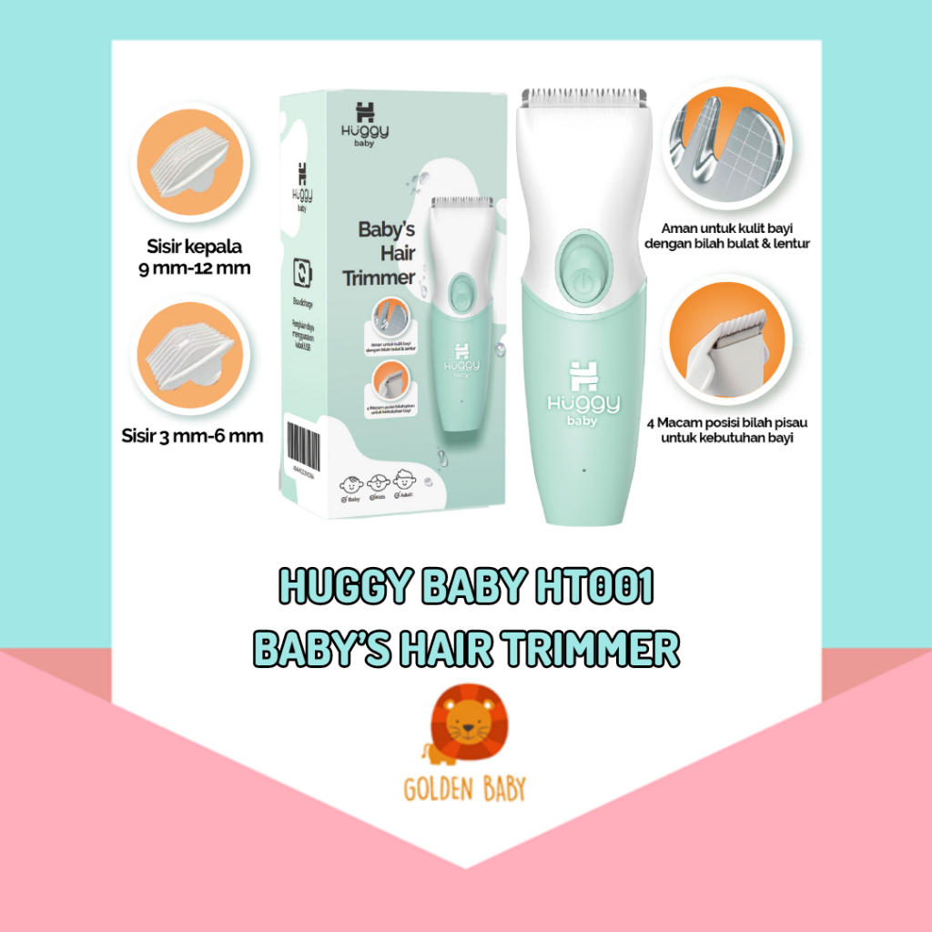 Jual HUGGY BABY HT001 Baby Hair Trimmer | Alat Cukur Rambut Bayi Anak ...