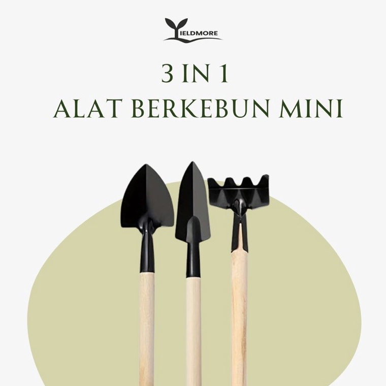 Jual Super Shipping YIELDMORE 3in1 Alat Berkebun Mini Sekop Garuk Sekop ...