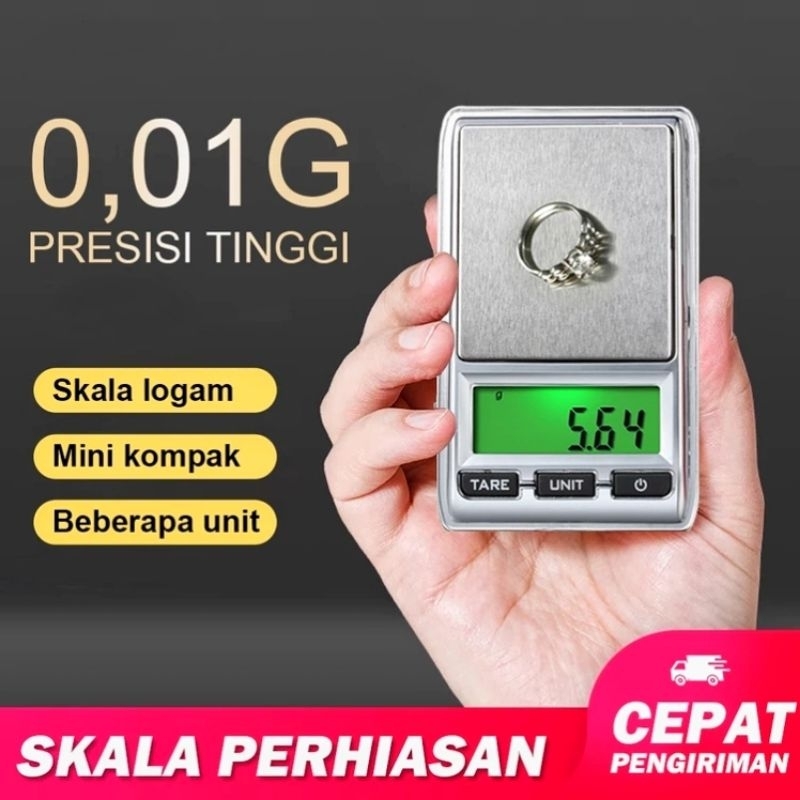 Jual TIMBANGAN EMAS DIGITAL POCKET SCALE 0.01 GRAM ORIGINAL MURAH ...