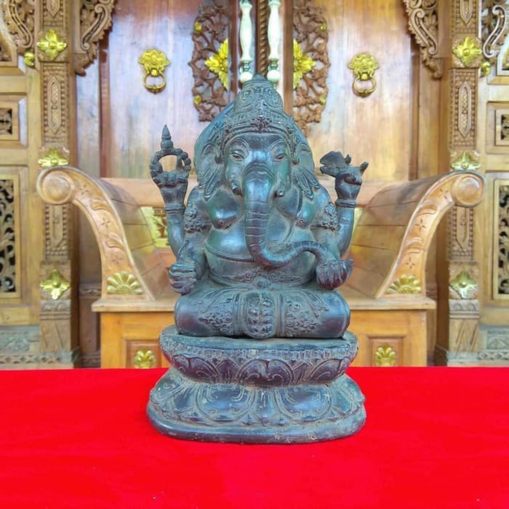 Jual Patung Perunggu Ganesa Ganesha Hitam Besar | Shopee Indonesia