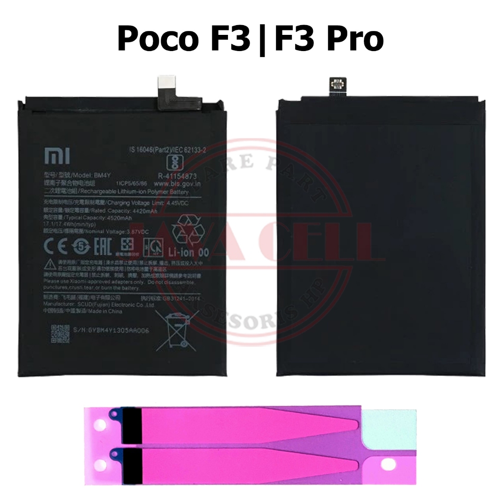 Jual Baterai Batre Battery Xiaomi Poco F3 / F3 Pro Original Garansi 3 Bulan (Free Lem Adhesive ...