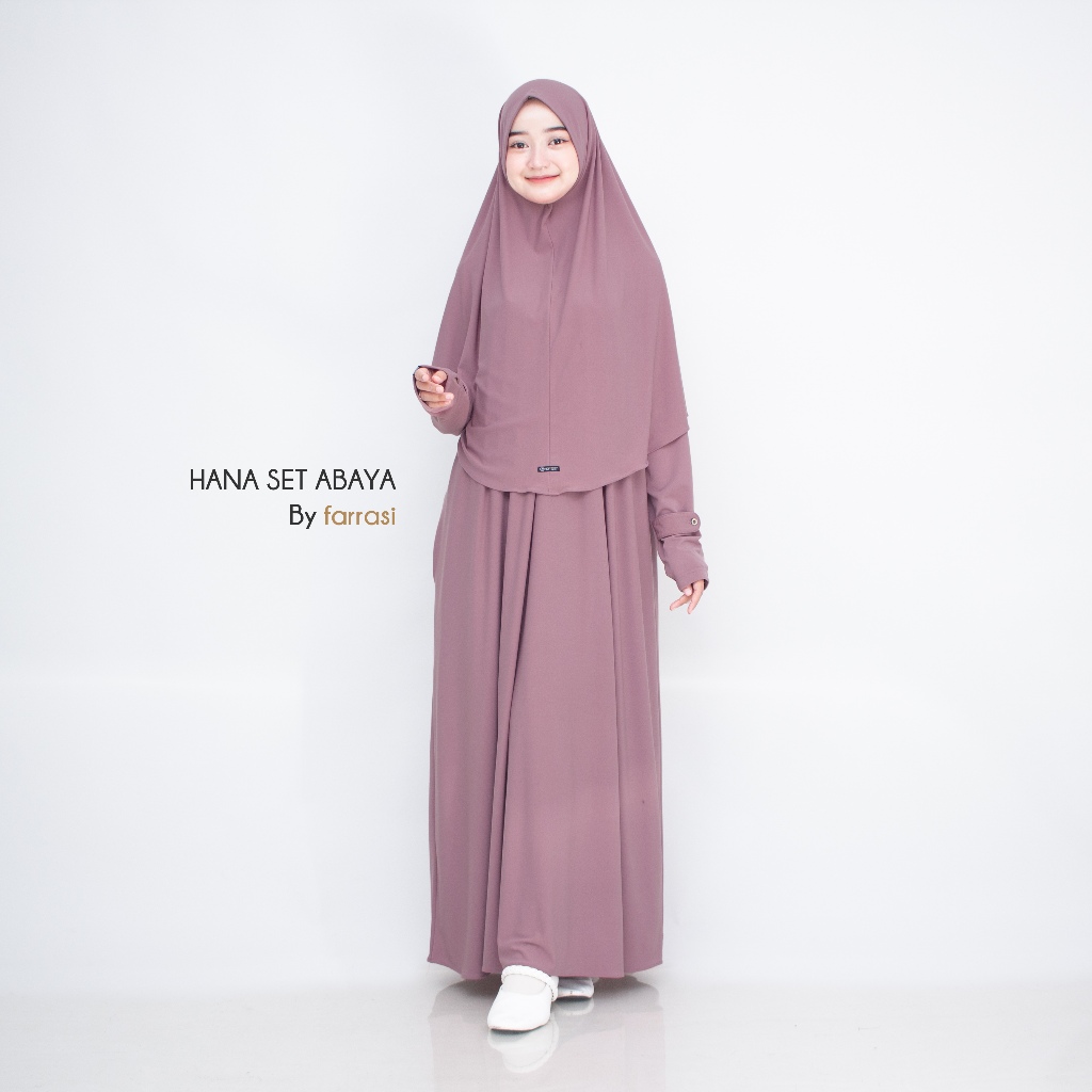 Jual Farrasi Hana Set | Abaya Premium | Shopee Indonesia