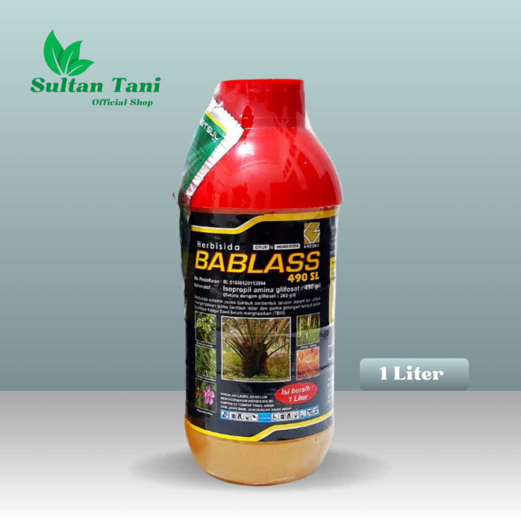 Jual Bablas 490SL 1 liter herbisida sistemik obat rumput mati sampai ...