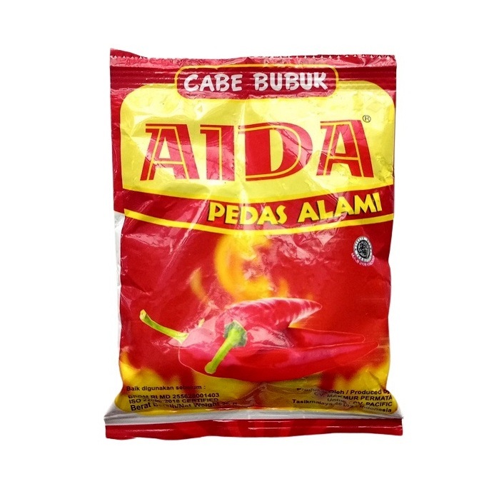 Jual Cabe Bubuk AIDA 25gr – Pedas Alami | Shopee Indonesia