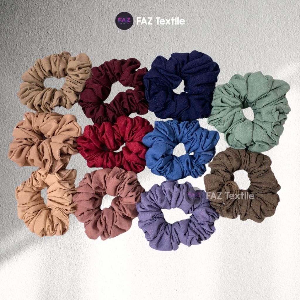 Jual Scrunchie Hijab Premium Ukuran Sedang Cepol Hijab Ikatan Rambut ...