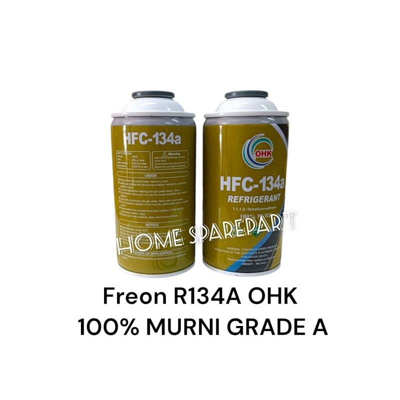 Jual FREON HFC R134A OHK / FREON KALENG R134A OHK 100% MURNII | Shopee ...
