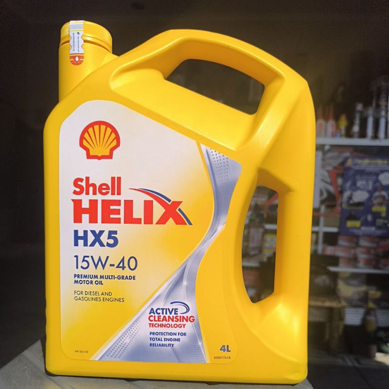 Jual OLI MOBIL SHELL HX5 4 LITER SAE 15w-40 UNTUK BENSIN DAN SOLAR ...