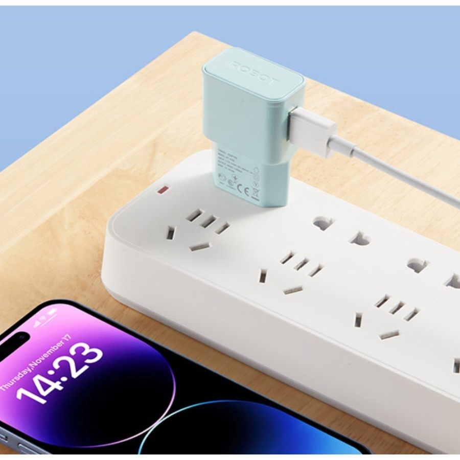 Jual NEW [Cek Variasi] RT-K4S Adaptor USB ROBOT 1 Ampere Kepala Charger ...