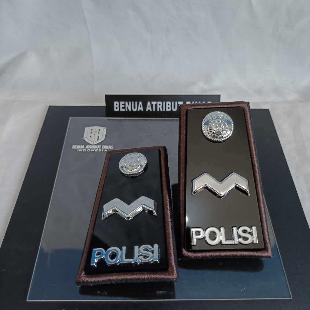 Jual Tanda Pangkat Pdh Polisi Aipda/Aiptu Kain Akrilik Lis Biasa ...