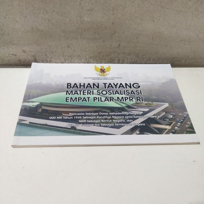 Jual Buku Bahan Tayang Materi Sosialisasi Empat Pilar MPR RI | Shopee ...