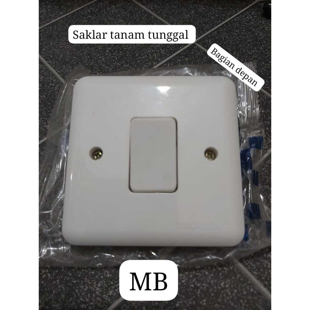 Jual Saklar Tunggal Dan Seri/ Engkel IB / Saklar Single Dan Double Seri ...
