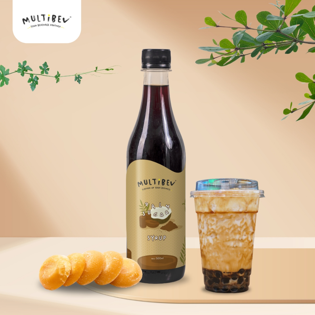 Jual MultiBev Palm Sugar Syrup Bottle 500ml - Sirup Minuman Rasa Gula ...