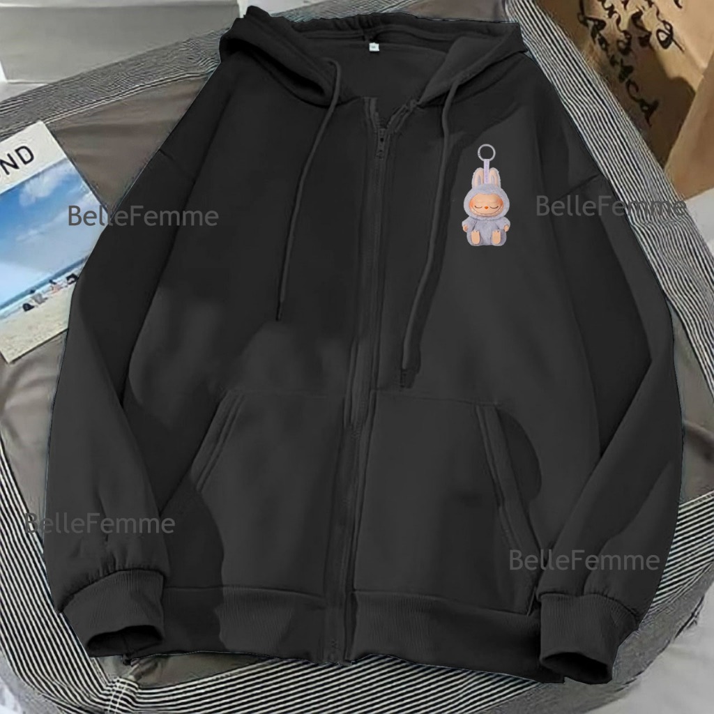 Jual jaket zipper labubu hehe wanita dewasa m l xl xxl xxxl xxxxl 3xl ...