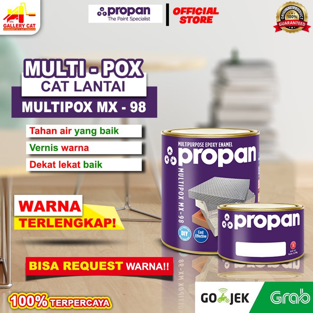 Jual TERMURAH cat lantai propan multipox mx-98 1ltr set | Shopee Indonesia