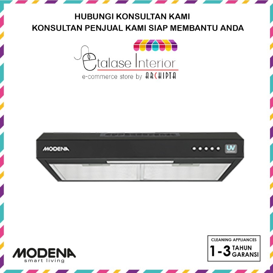 Jual Modena - Tudung Penghisap Asap Purifier Slim Cooker Hood Hybrid AX 0611 BABK | Shopee Indonesia
