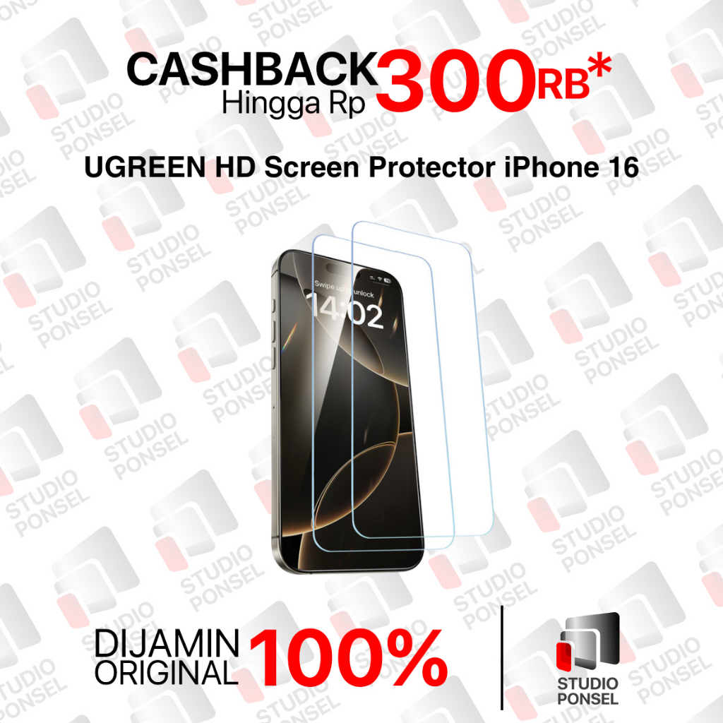 Jual UGREEN Tempered Glass HD Screen Protector iPhone 16 Plus Pro Max ...