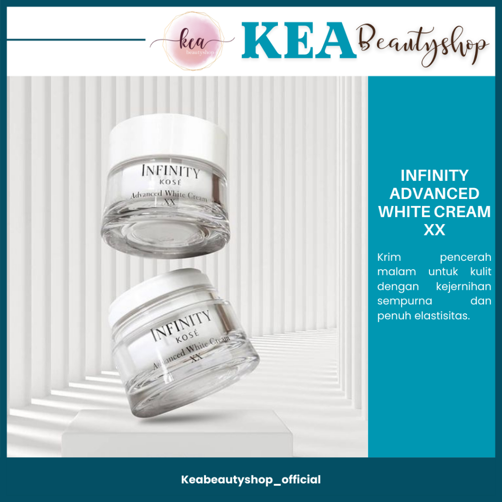 Jual KOSE INFINITY ADVANCED WHITE CREAM XX 40ML | Shopee Indonesia