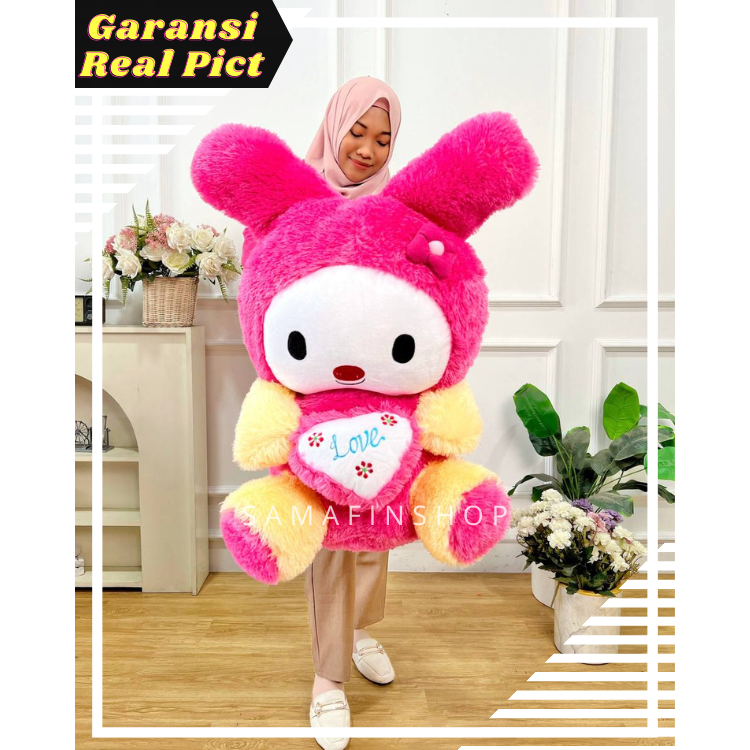 Jual Boneka melody jumbo besar murah lucu ukuran 90cm bisa ukir nama ...
