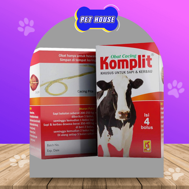 Jual OBAT CACING KOMPLIT SAPI KERBAU 4Pils EKA FARMA - Obat cacing pada ...