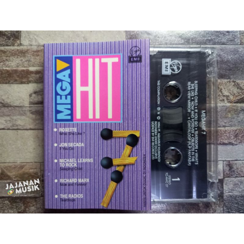 Jual Kaset Mega Hit 7 (Kompilasi Barat) | Shopee Indonesia