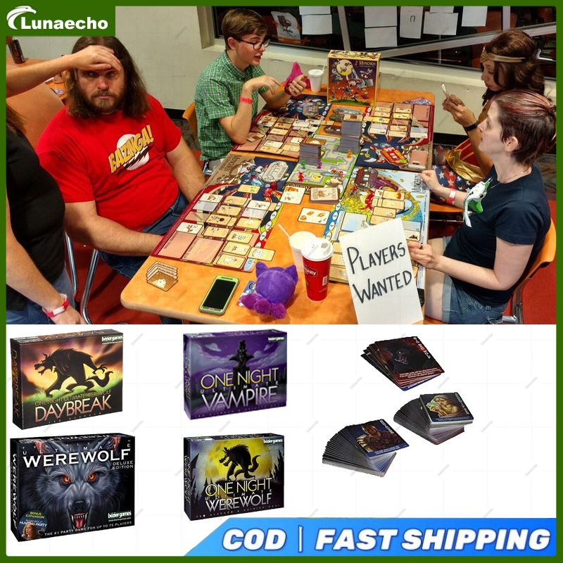 Jual Card Games Ultimate Werewolf board game Deluxe Edition | Shopee ...