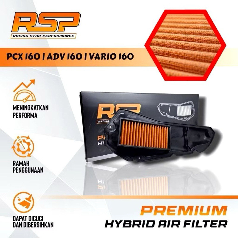 Jual FILTER UDARA HONDA PCX 160 ADV 160 VARIO 160 RSP PREMIUM HYBRID ...