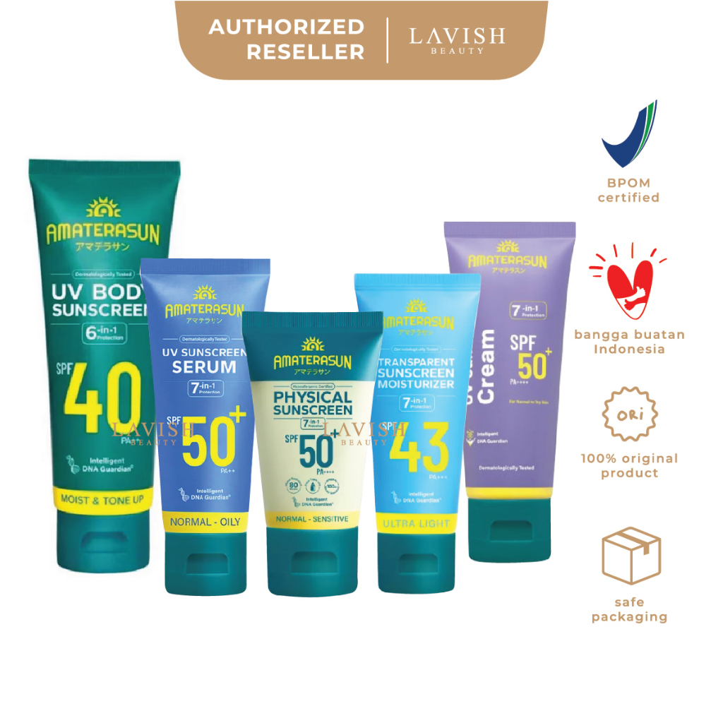 Jual AMATERASUN UV Sunscreen | Shopee Indonesia
