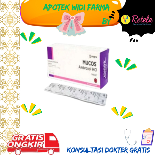 Jual MUCOS 30MG 1 STRIP 10 TABLET/ AMBROXOL/ PENGENCER DAHAK | Shopee ...