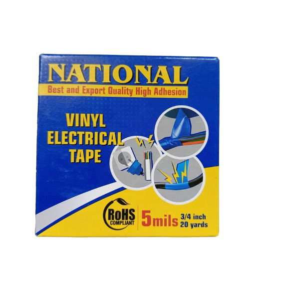 Jual Isolasi Listrik / Solasi / Vinyl Electrical Tape merek National ...