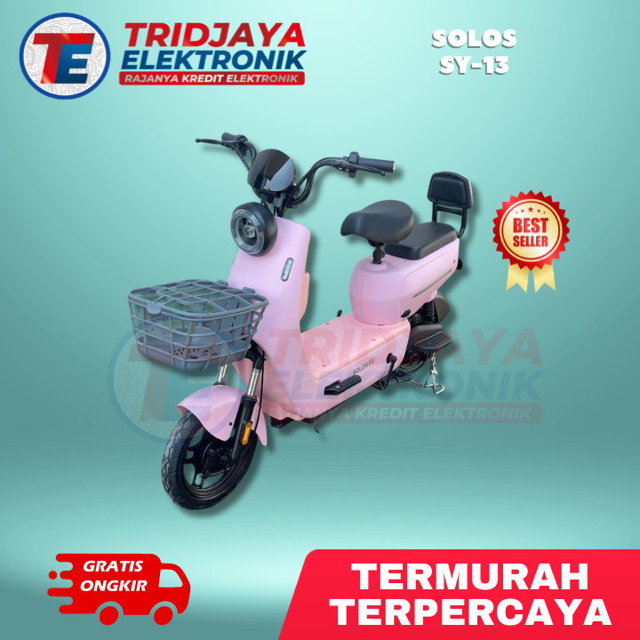 Jual Sepeda Listrik Solos SY 13 Garansi Resmi Termurah | Shopee Indonesia