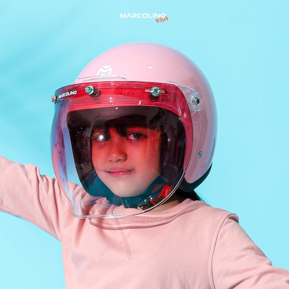 Jual [Kids Edition] Helm Bogo Retro Marcolino Pastel SNI Bubble ...