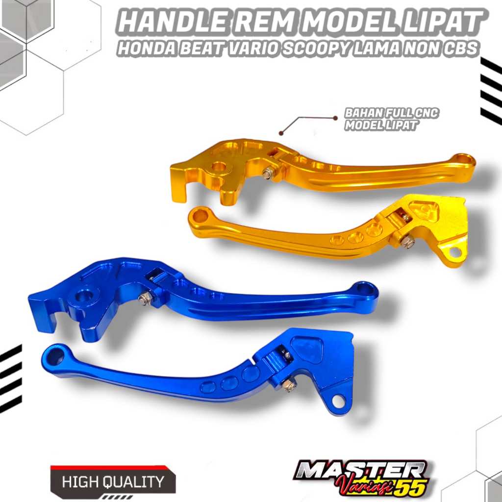 Jual HANDLE REM TUAS REM MODEL LIPAT FULL CNC PNP BEAT KARBU BEAT FI ...