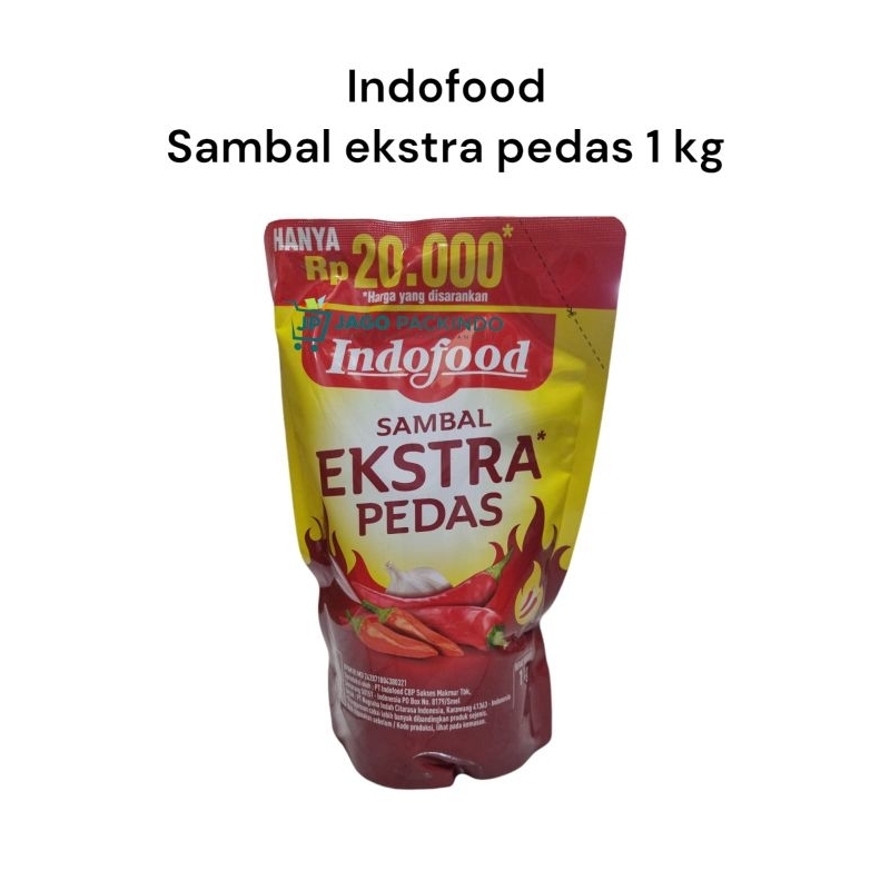 Jual INDOFOOF SAMBAL EKSTRA PEDAS 1KG | Shopee Indonesia