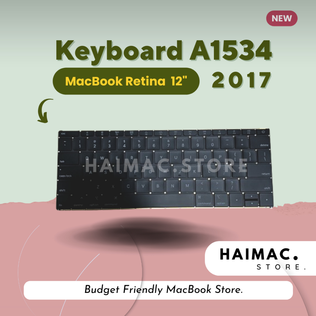 Jual Keyboard MacBook Retina 12" A1534 - 2017 || US Layout | Shopee ...