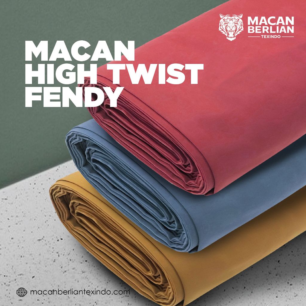 Jual KAIN MACAN HIGH TWIST FENDI KAIN BLAZER SERAGAM NAKES SERAGAM ...