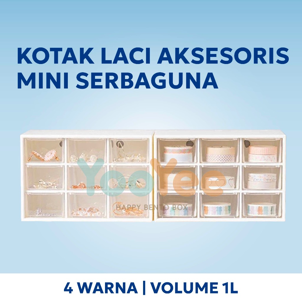 Jual Yooyee KOTAK LACI MINI SERBAGUNA | STORAGE BOX | KOTAK PERHIASAN ...