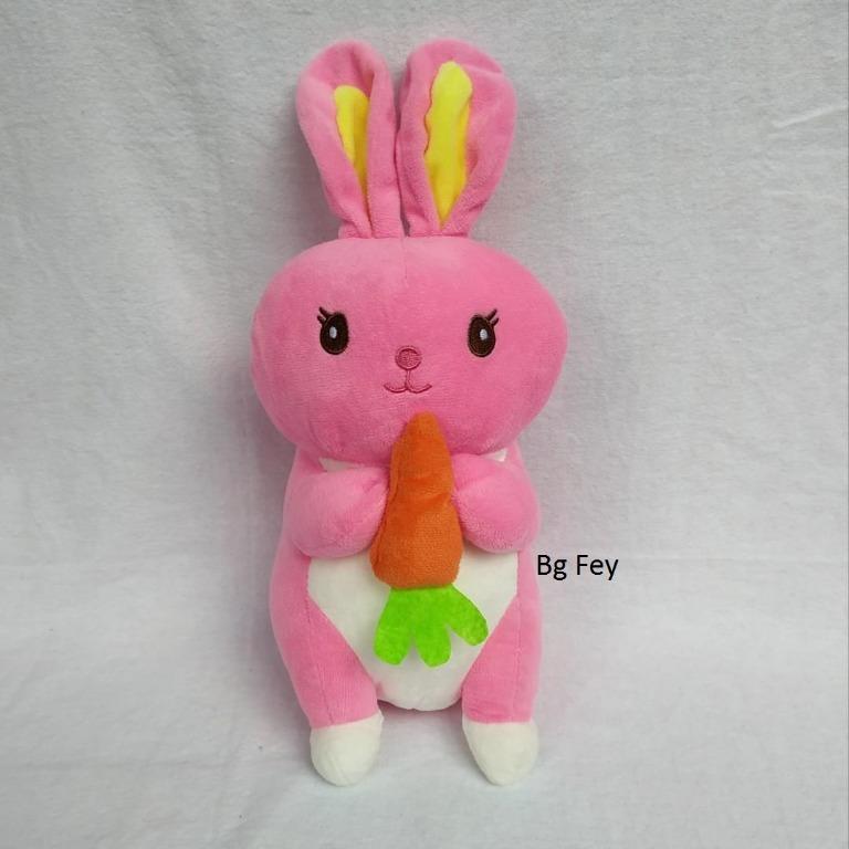Jual Boneka Kelinci Pink Bawa Wortel | Shopee Indonesia